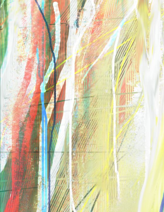 trees - Abstract Art by Kathrine Ehler - Paintings & Prints, Abstract ...