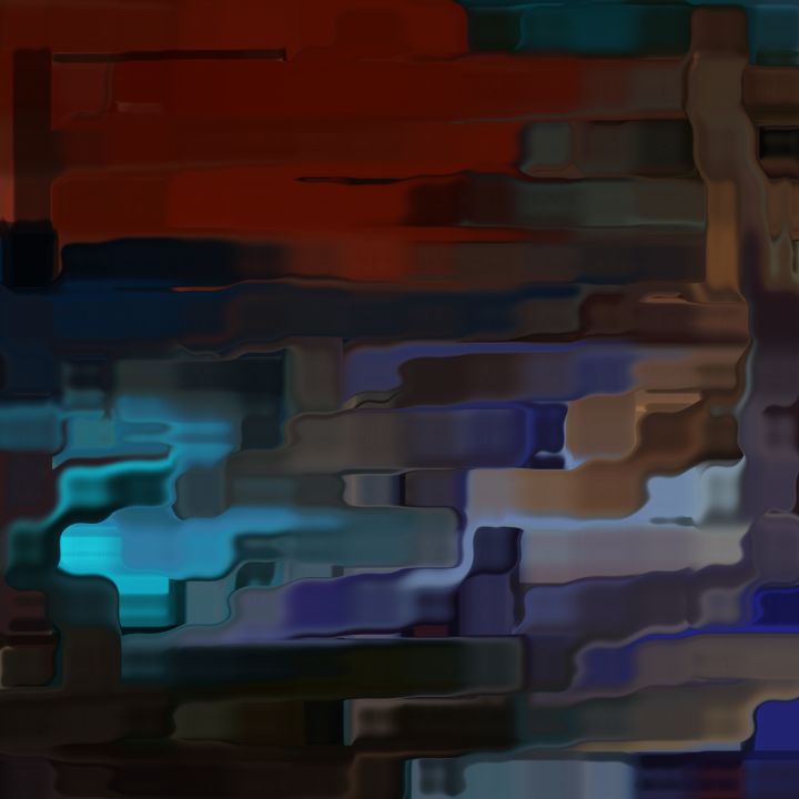 Red Square 2 - Abstract Art by Kathrine Ehler - Digital Art & AI ...
