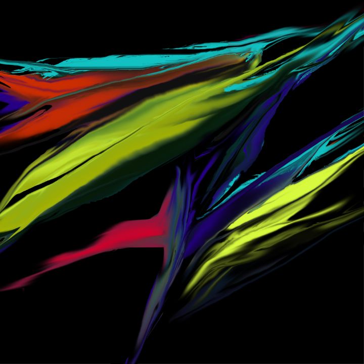 Liquid Dancer - Abstract Art by Kathrine Ehler - Paintings & Prints ...