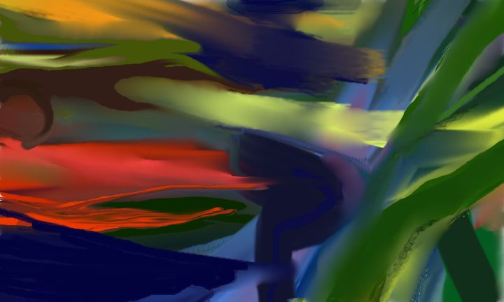 Summer - Abstract Art by Kathrine Ehler - Paintings & Prints, Abstract ...