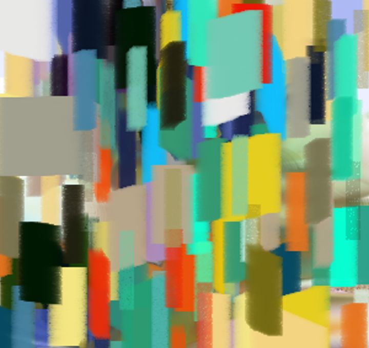 overcrowded - Abstract Art by Kathrine Ehler - Paintings & Prints ...