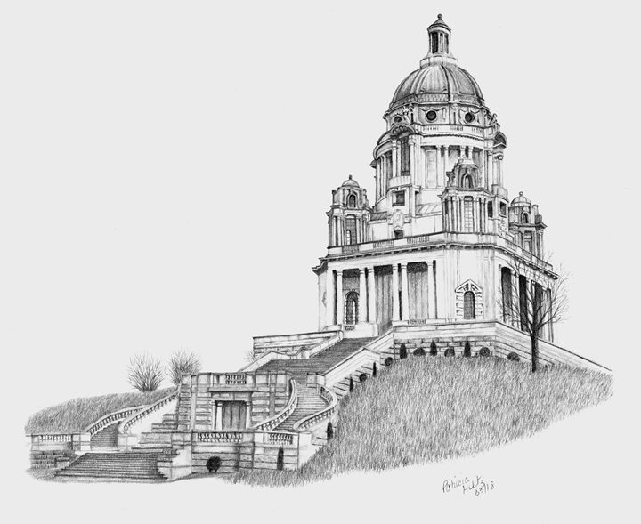 Ashton Memorial - PatriciaHiltz - Drawings & Illustration, Buildings ...