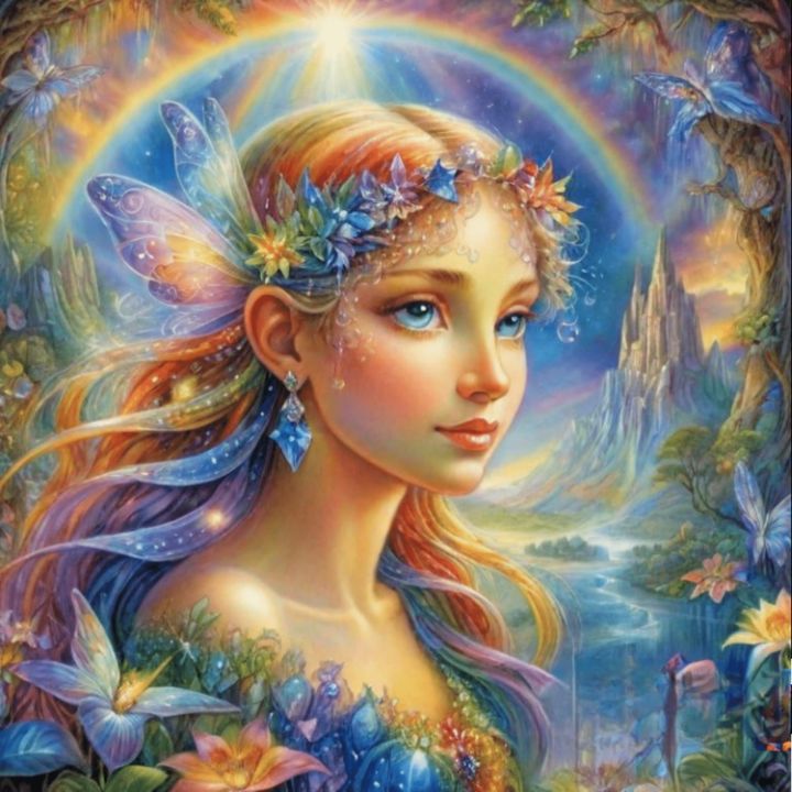 Crystal Fairy - TJ Allen - Digital Art & AI, Fantasy & Mythology ...