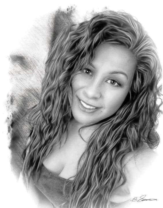 Kristia - Pastel Creations By Billy - Digital Art & AI, People ...