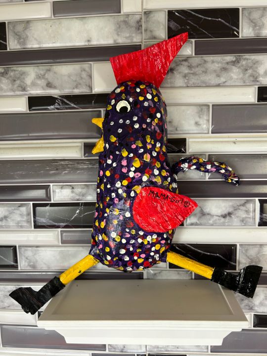 Peter Pott - Mama Girl Folk Art - Sculptures & Carvings, Animals, Birds ...