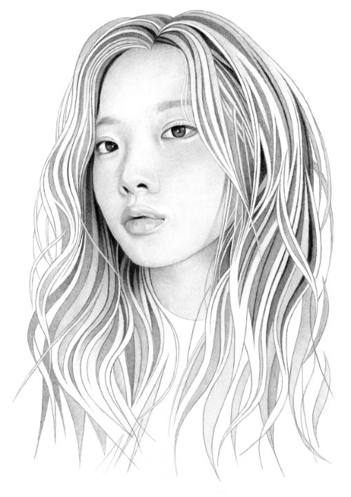 Female Portrait Pencil Drawing - Matthew Hack - Drawings & Illustration ...