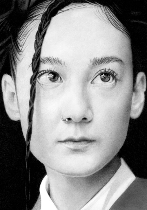 Female Portrait Pencil Drawing - Matthew Hack - Drawings & Illustration ...