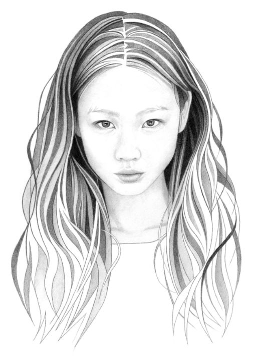 Female Portrait Pencil Drawing - Matthew Hack - Drawings & Illustration ...