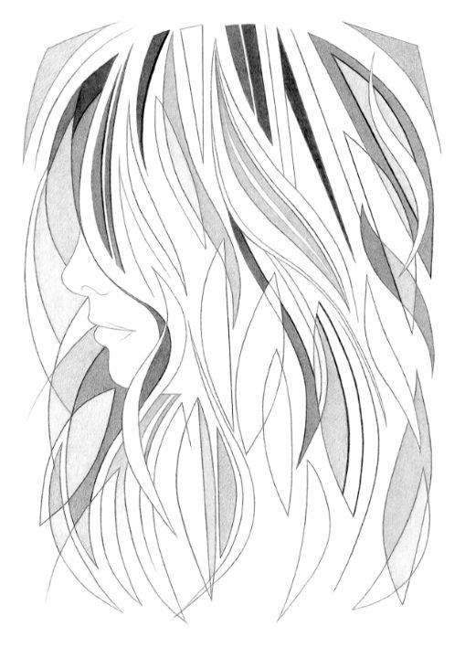 Abstract Portrait Pencil Drawing - Matthew Hack - Drawings ...