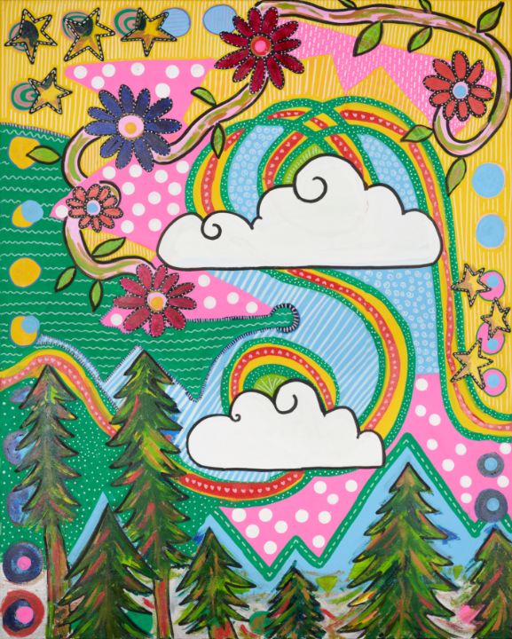 Colorful Landscape - Mirador Art Studio - Paintings & Prints, Childrens ...