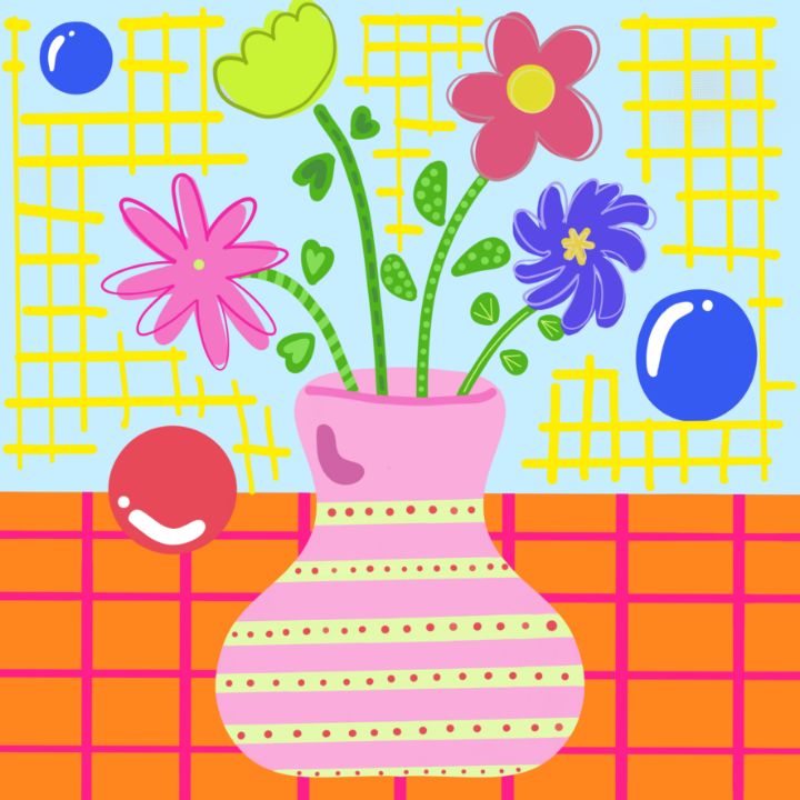 Cartoon vase - Mirador Art Studio - Drawings & Illustration, Still Life ...