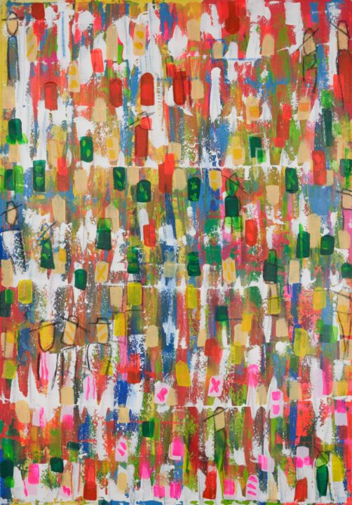 Hidden people One - Mirador Art Studio - Paintings & Prints, Abstract ...