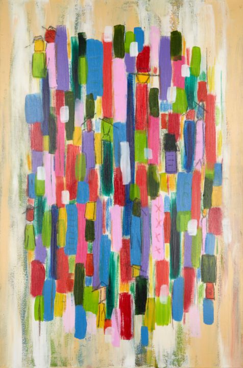 Hidden people two - Mirador Art Studio - Paintings & Prints, Abstract ...