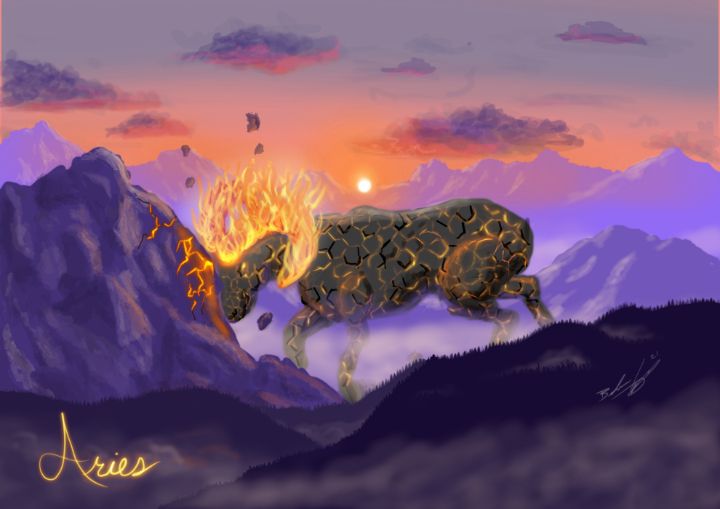 Aries - Braden Young Art - Digital Art, Religion, Philosophy ...