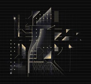 Battlefield - Geometral - Digital Art & AI, Abstract, Geometric - ArtPal