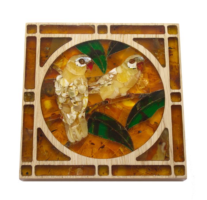 Natural amber mosaic, hand made - FJ Amber - Crafts & Other Art ...