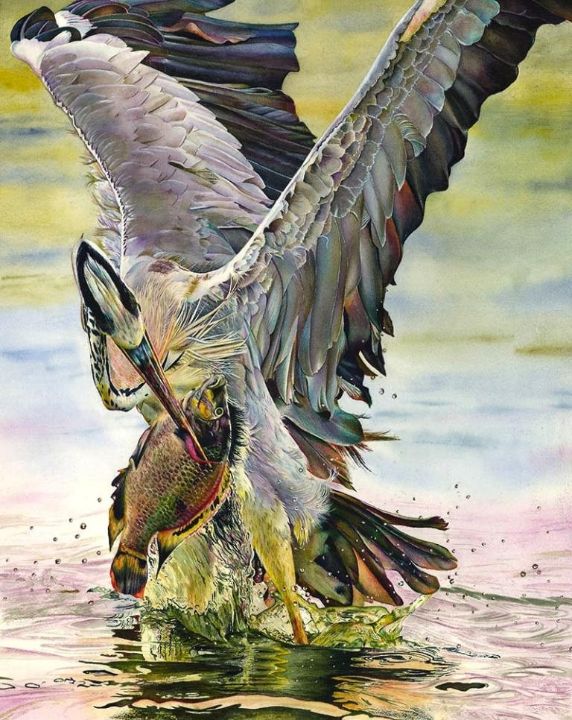 Gotcha! - Ghost - Paintings & Prints, Animals, Birds, & Fish, Birds ...