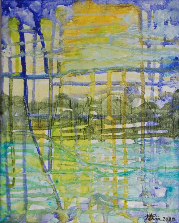 Sunset - Kim's Avant Art - Paintings & Prints, Abstract, Movement - ArtPal