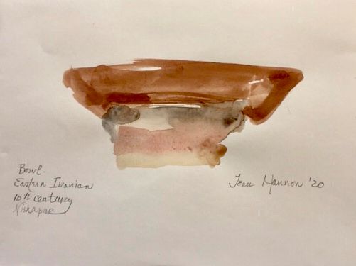 Bowl, 10th c. - Jean Hannon - Paintings & Prints, Ethnic, Cultural ...