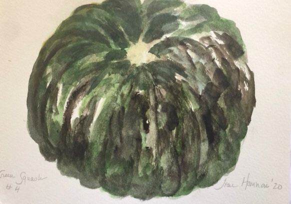 Green Squash #4 - Jean Hannon - Paintings & Prints, Ethnic, Cultural ...
