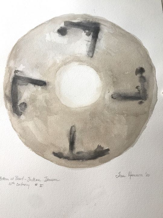 Bottom of bowl II Iran, 10th c. - Jean Hannon - Paintings & Prints ...