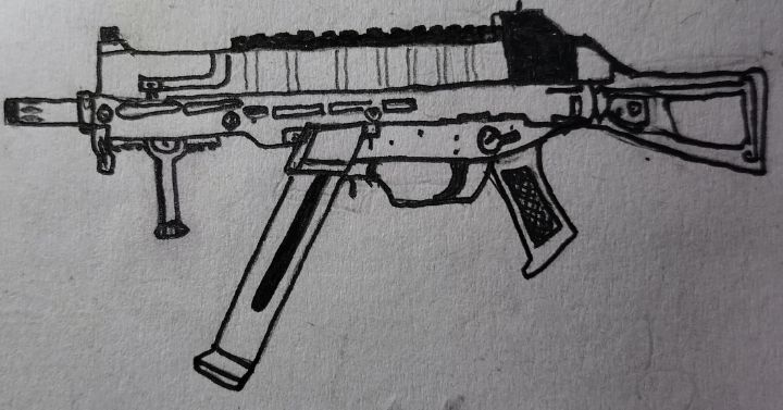 Ump-45 - Golden Touch - Drawings & Illustration, Science & Technology ...
