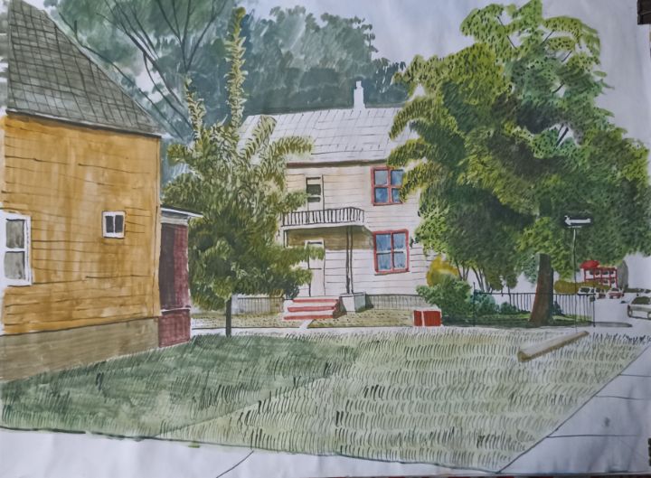 Watercolour painting - Forhadul islam - Paintings & Prints, Landscapes & Nature, Cityscapes ...