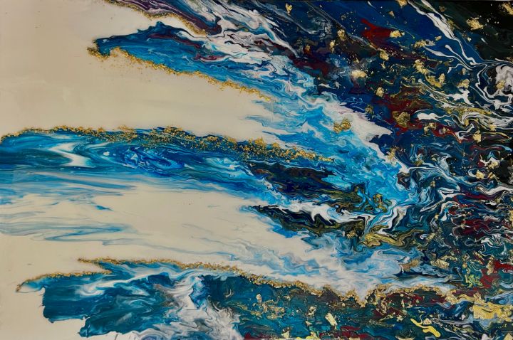 Scattered Waves - Northern Echoes - Paintings & Prints, Abstract, Other ...