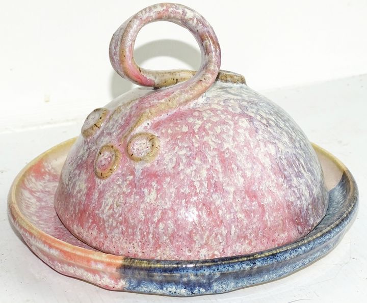Butter Dish - Alexis Dillon Art - Ceramics & Pottery, Plates & Saucers ...