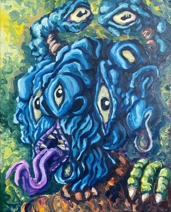 Beseeched Lurker - LOADED JE$U$ - Paintings & Prints, Fantasy ...