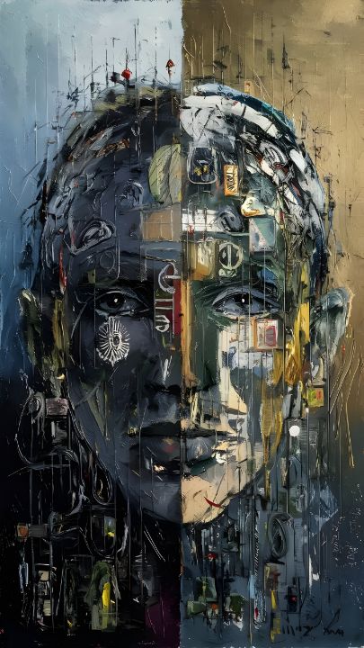 Fragments of Identity - Bob Wilden Art - Digital Art & AI, People ...