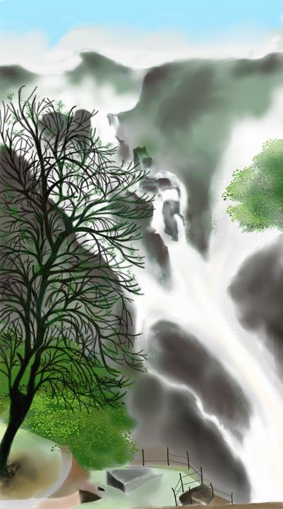 HEAVENLY FALL - urbanArt - Digital Art & AI, Landscapes & Nature ...