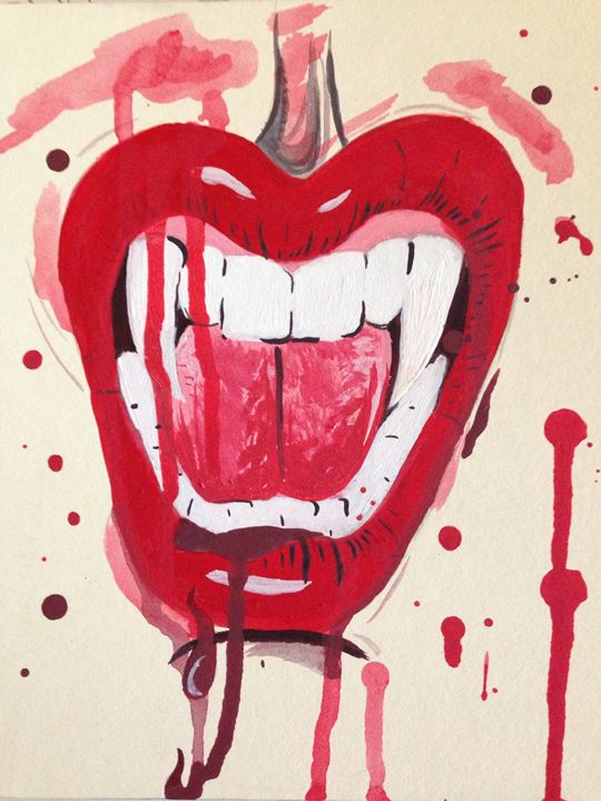 Vamp - Cree Art and Designs - Paintings & Prints, Fantasy & Mythology ...