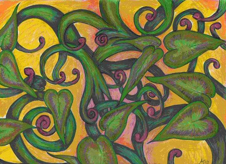 leafy vine - studioALISA - Digital Art & AI, Flowers, Plants, & Trees ...