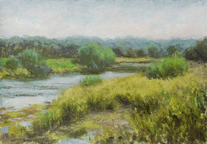 Afternoon, River Ribble - Gudpaint - Paintings & Prints, Landscapes ...