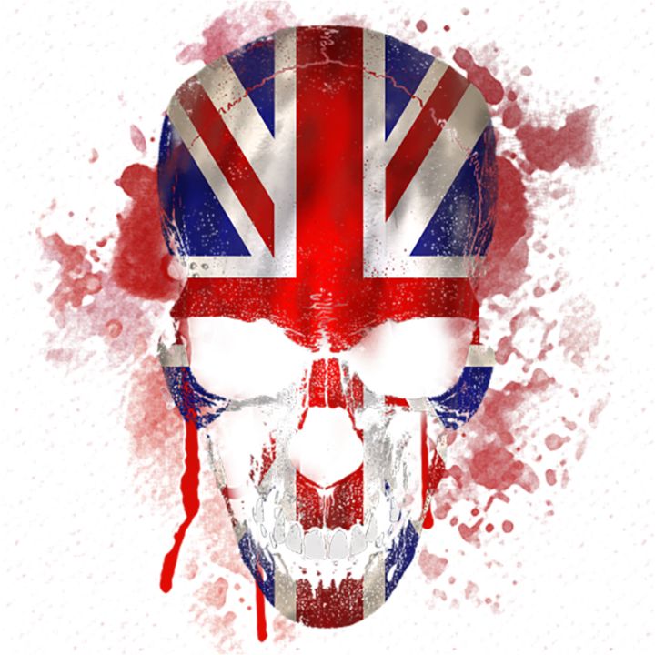 Union Jack Skull - RekaStore - Digital Art & AI, Humor & Satire, Other ...