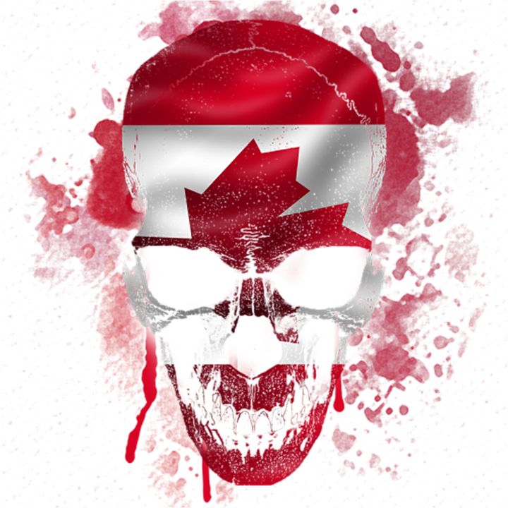 Canadian Skull - RekaStore - Digital Art & AI, Humor & Satire, Other ...