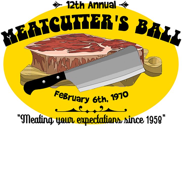 1970 Meat Cutters Ball - RekaStore - Digital Art & AI, Humor & Satire ...