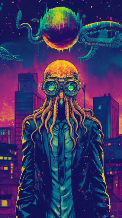 Octopus Man - Kreative - Digital Art & AI, Fantasy & Mythology, Space ...