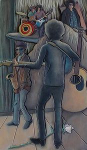 David Abelson - Paintings & Prints, Sculptures & Carvings