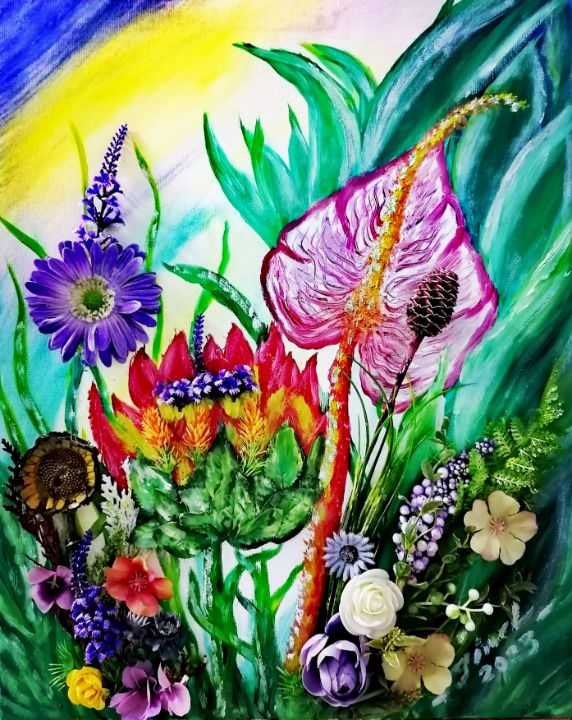 Exotic Beauty - Zhysloi Gimel Arts - Paintings & Prints, Landscapes ...