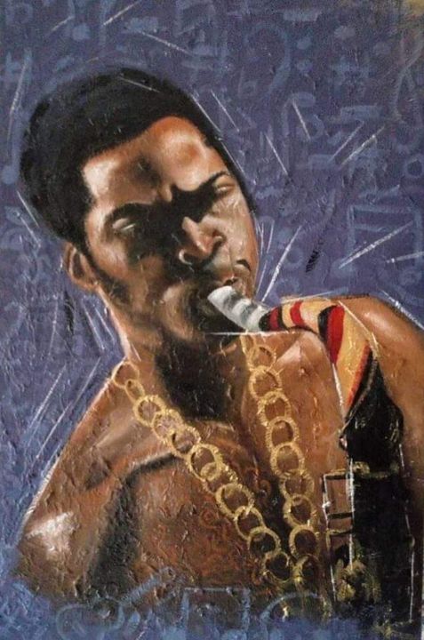 Baba Fela - Peddyworkz - Paintings & Prints, People & Figures, Past ...
