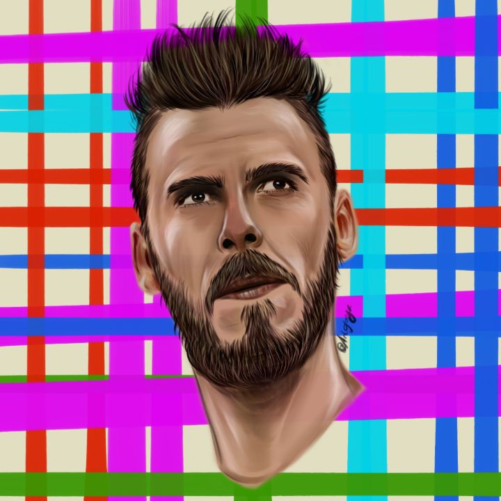 David De Gea a01 - Art Of Aryx - Paintings & Prints, Sports & Hobbies ...