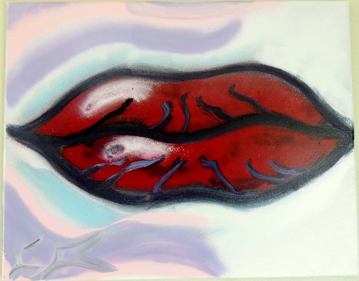 lovely lips - Rock Solid Art - Paintings & Prints, Abstract, Color - ArtPal