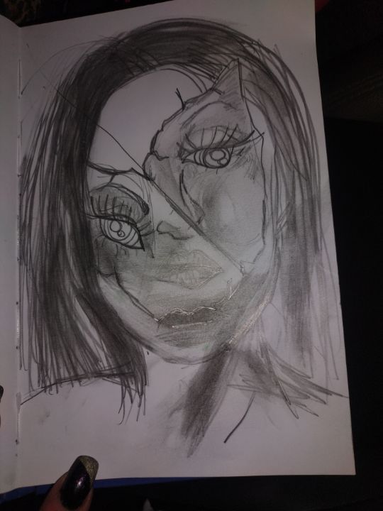 Parcel face - Persona - Drawings & Illustration, People & Figures ...