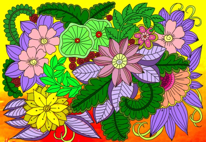 Dika paint - Paintings & Prints, Photography, Digital Art & AI