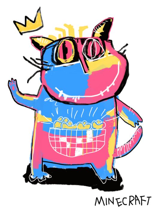 Good luck cat - kang - Drawings & Illustration, Animals, Birds, & Fish ...