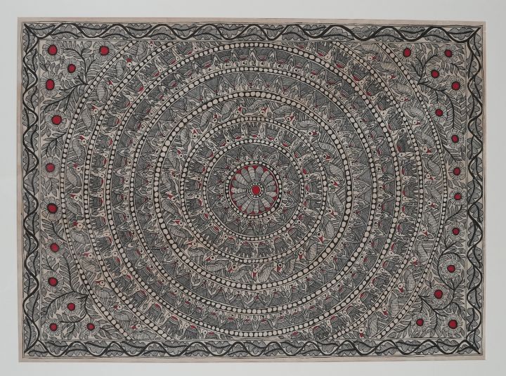 Legacy in Ink: Godna Painting Art - rooftop - Paintings & Prints ...