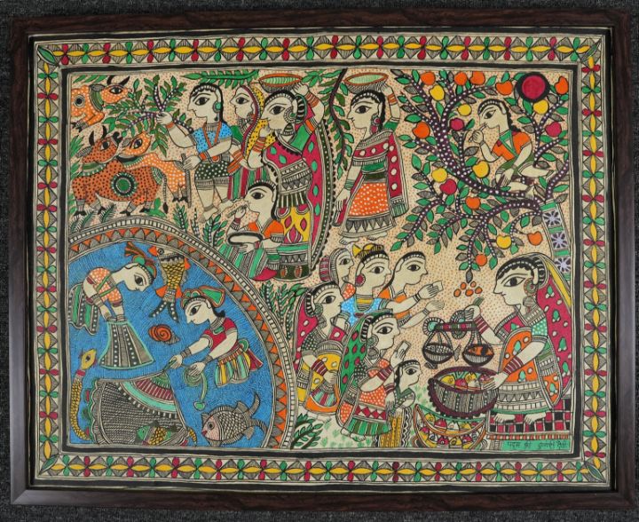 Sea's Rhythm: Life of the Fisherfolk - rooftop - Paintings & Prints ...
