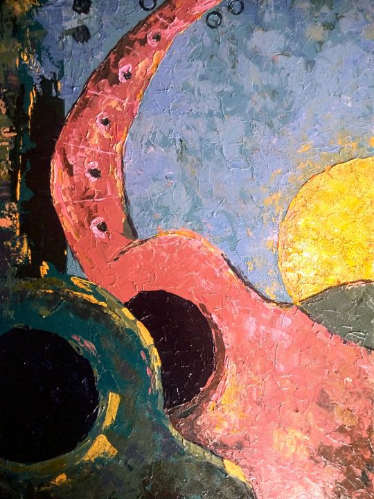 Wet Symphony 5 - Samuel Ismail Art - Paintings & Prints, Abstract ...